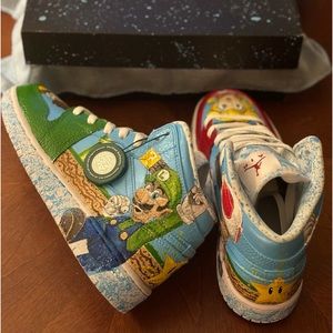 Jordan | Shoes | Air Jordan Of 1 Super Mario Bros Custom Colorway ...